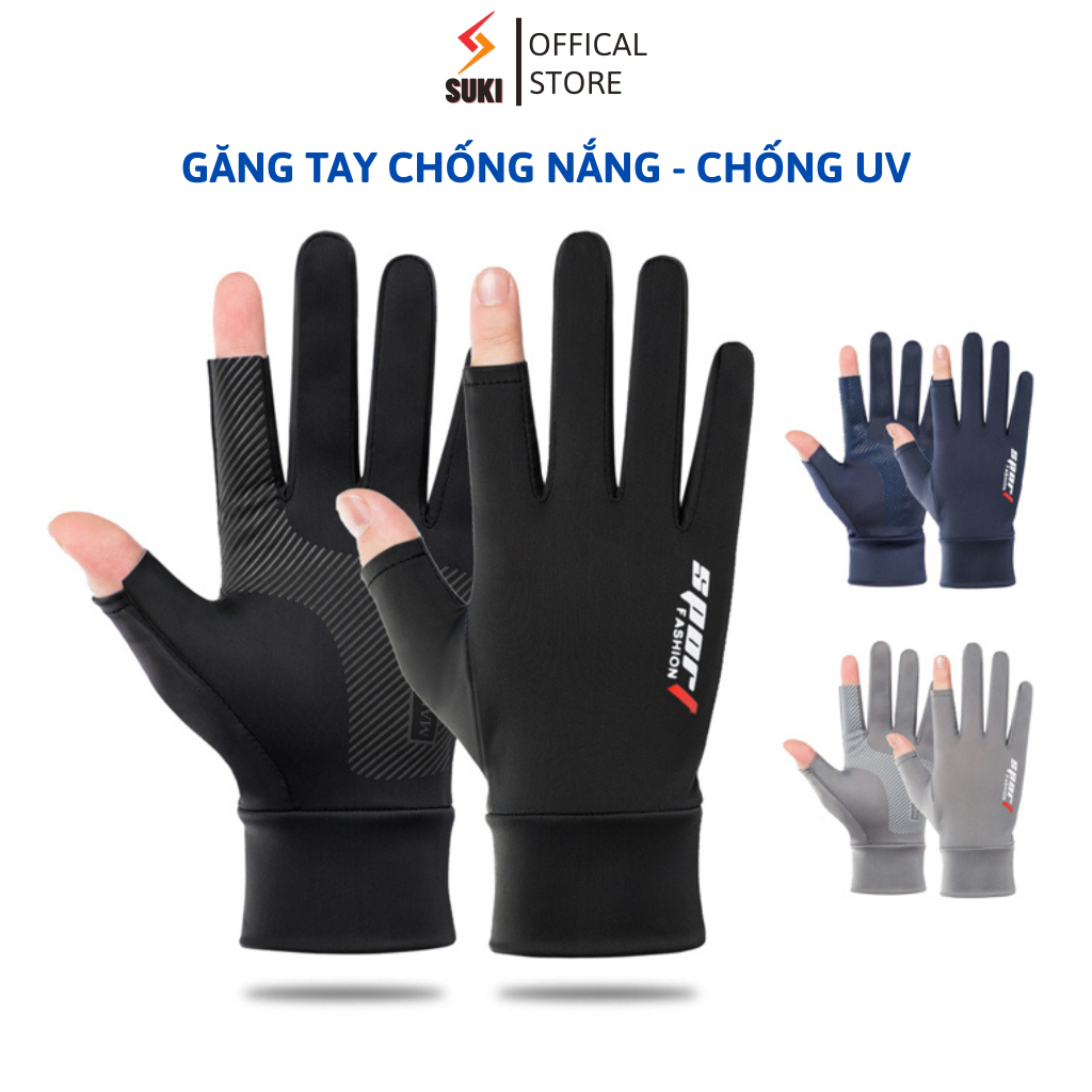 Găng Tay Hở 2 Ngón Chống Nắng - Bao Tay Đi Xe Máy, Có Thể Sử Dụng Cảm ...