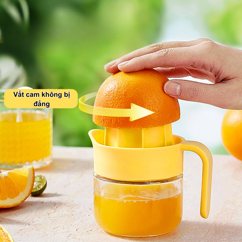 Bộ máy vắt cam chanh cao cấp tiện lợi, Máy vắt cam loại bỏ hạt vắt kiệt nước ra bã hiệu quả ...