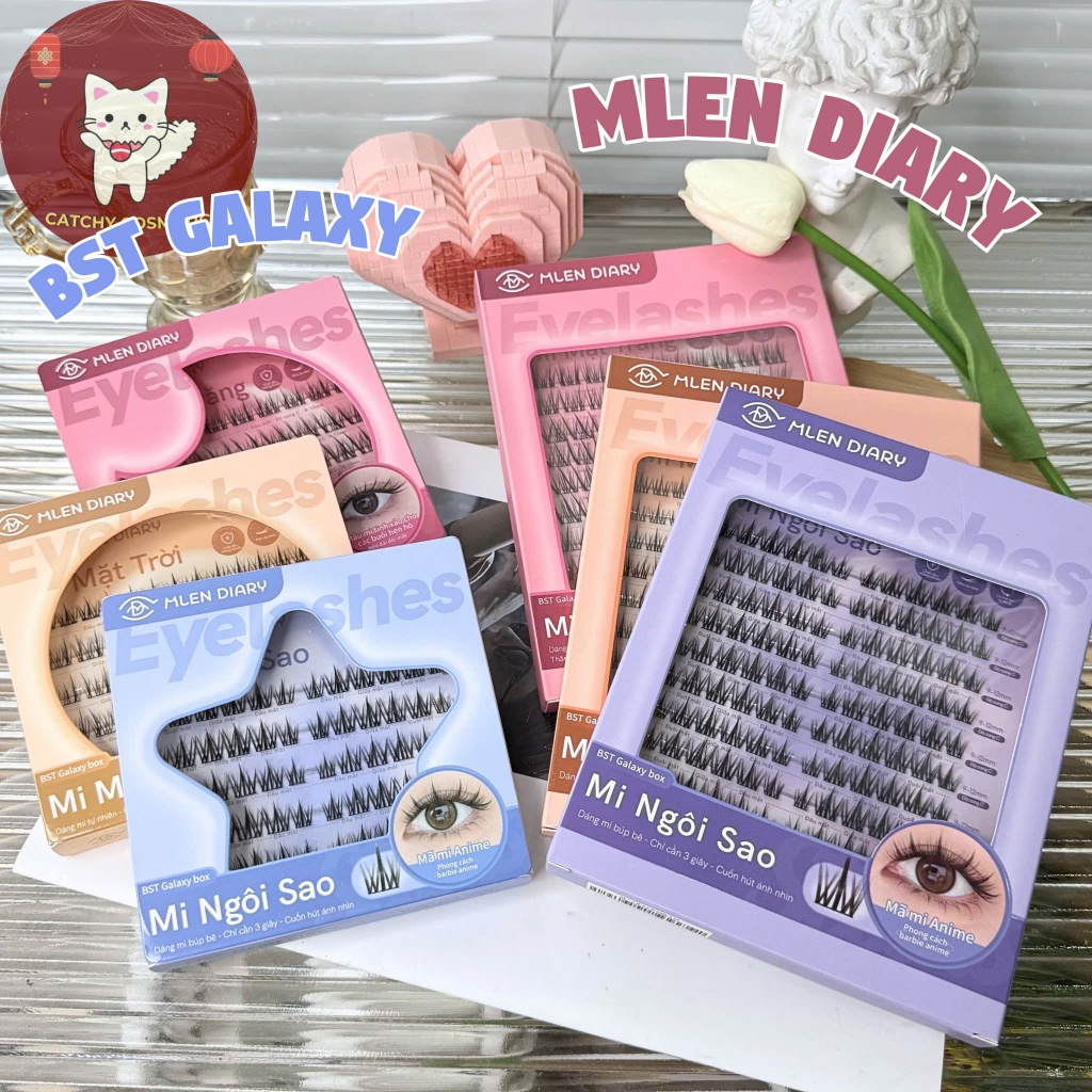 [MLEN DIARY] Mi Giả MLEN DIARY BST Galaxy Box, Mi Cụm Mềm Mại Tổng Hợp ...