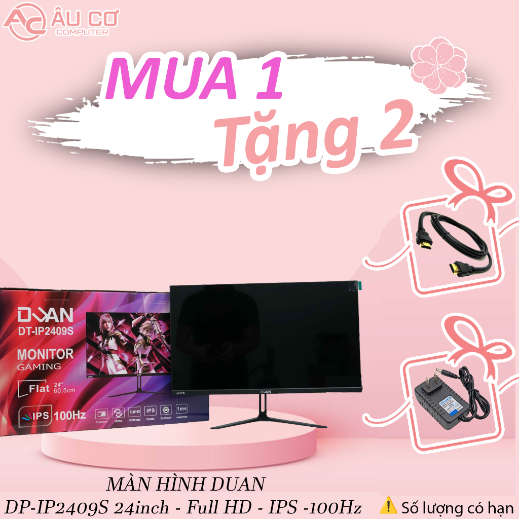 [Sale Sốc] Màn Hình Văn Phòng DUAN DT-IP2409S 24 inch Full HD, tần số 100Hz, công nghệ IPS, hỗ ...