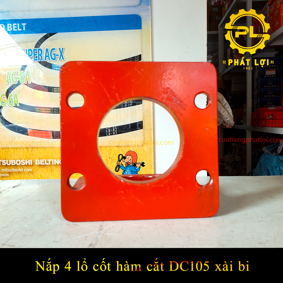 Nắp 4 lỗ cốt hàm cắt máy gặt Kubota DC105 thép | Shopee Việt Nam