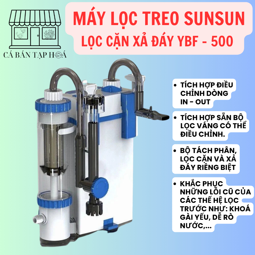 Lọc treo YBF 500 Sunsun có tách phân, lọc váng hiệu quả | Shopee Việt Nam