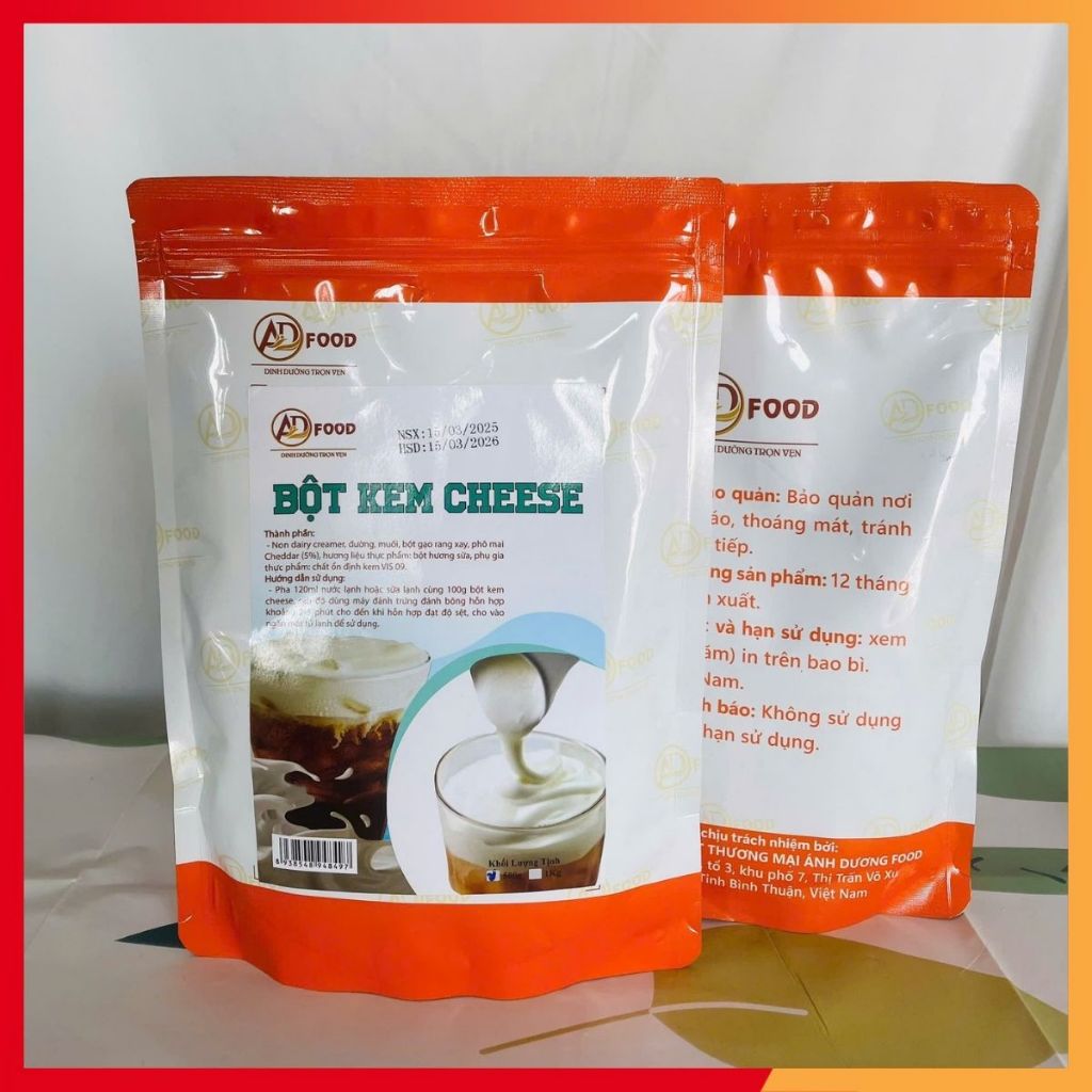 Bột Kem Cheese ADFood - Hương Vị Đặc Trưng Kem Cheese 1kg | Shopee Việt Nam