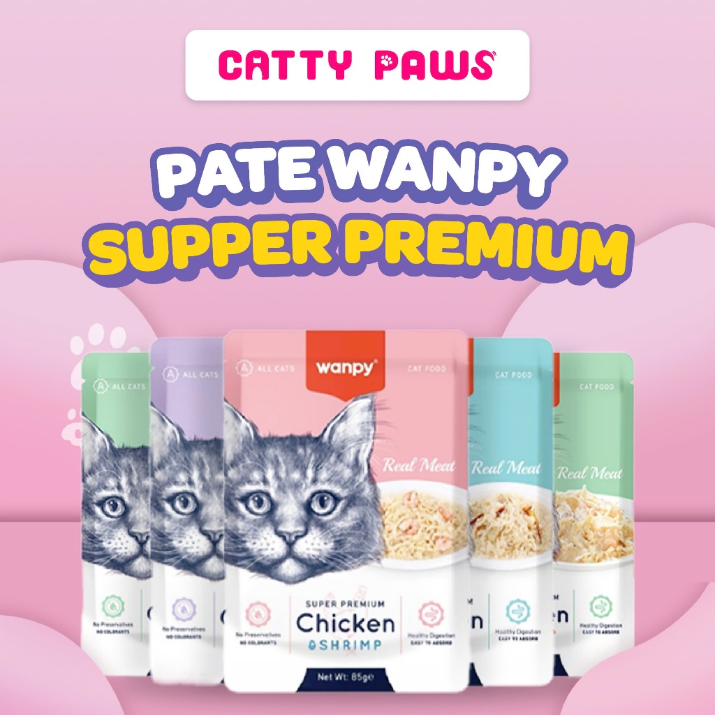 Pate Wanpy cho mèo dạng súp thưởng Wanpy Supper Premium gói 85gr ...