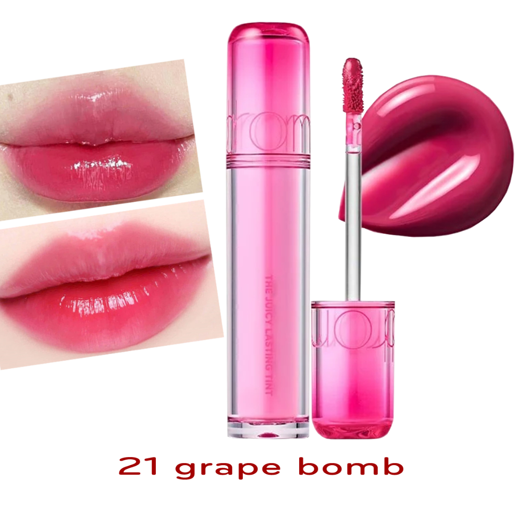[VỎ MỚI] Son Romand Bóng Juicy Lasting Tint Màu 21 Grape Bomb | Shopee ...