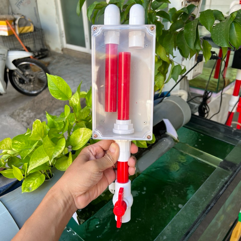 Bộ overflow fi20 ống đỏ sanking, gắn thành bể, có hút mặt, hút đáy. 100 ...
