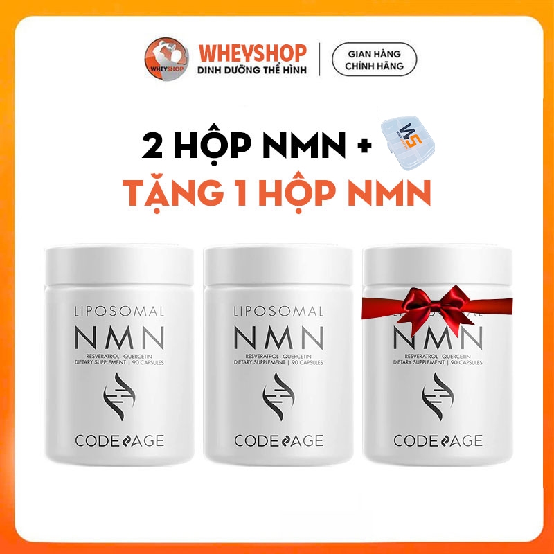 (NMN) Viên uống NMN Liposomal Platinum CODEAGE Thực Phẩm Bổ Sung, USA, 90 viên/1 hộp - WHEYSHOP ...