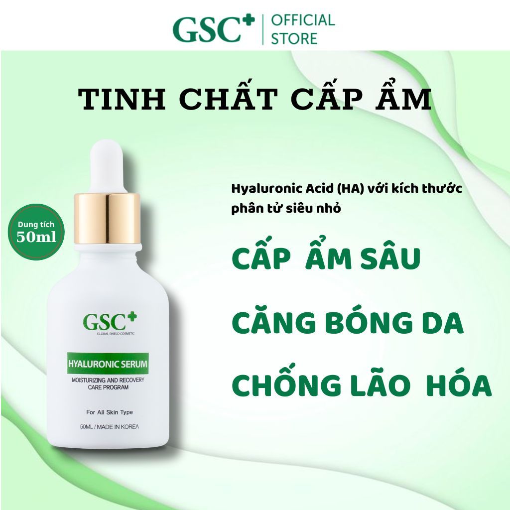Serum dưỡng ẩm GSC, tinh chất cấp ẩm, serum ha, phục hồi, Hyaluronic ...