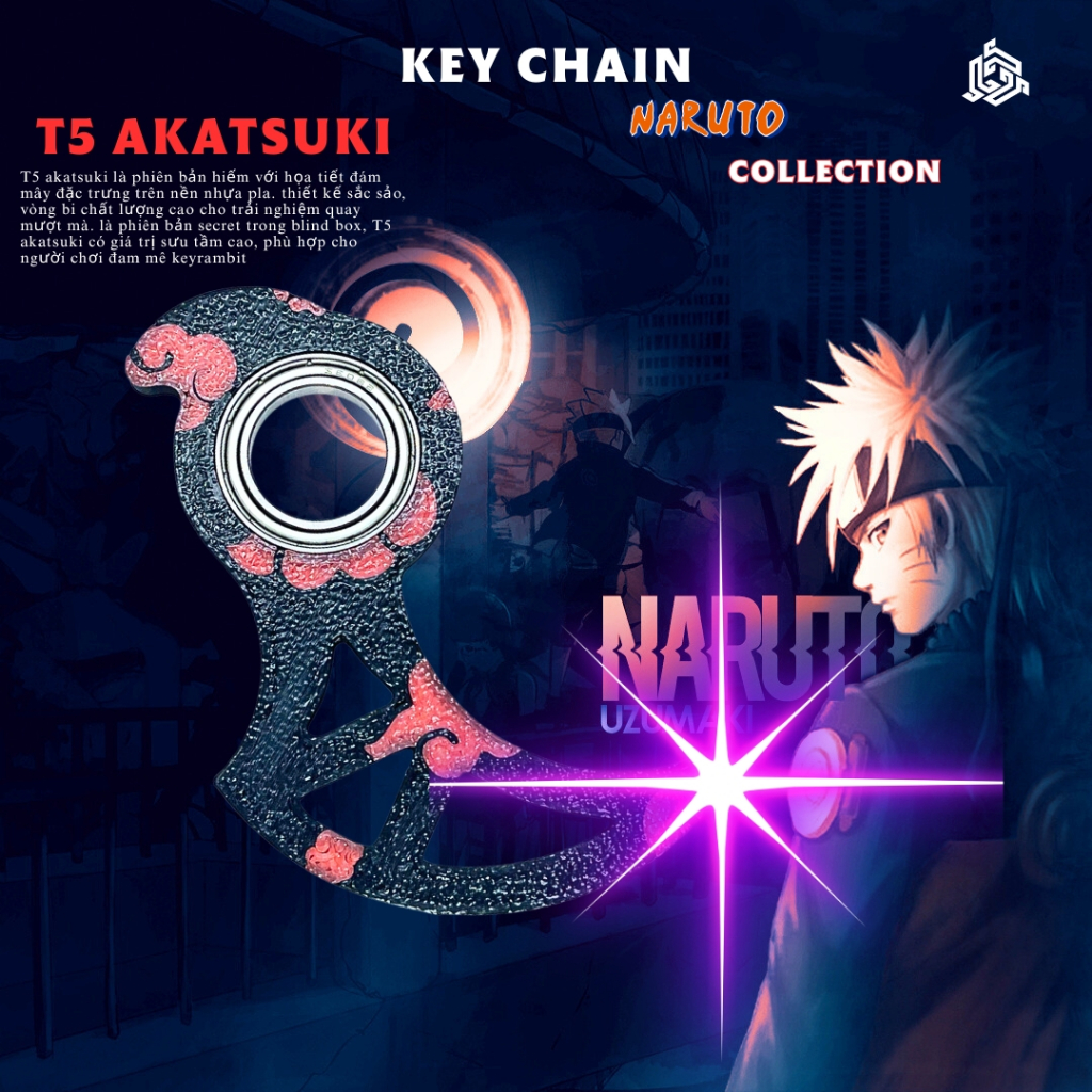 Móc Khóa Combo Keyrambit T5 Phiên Bản Akatsuki Kèm Đèn Led Neon Giúp ...