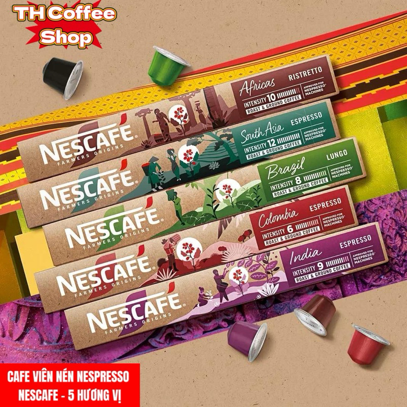 (DÀNH CHO MÁY NESPRESSO) - VIÊN NÉN CÀ PHÊ NESCAFE NESPRESSO CAPSULE ...