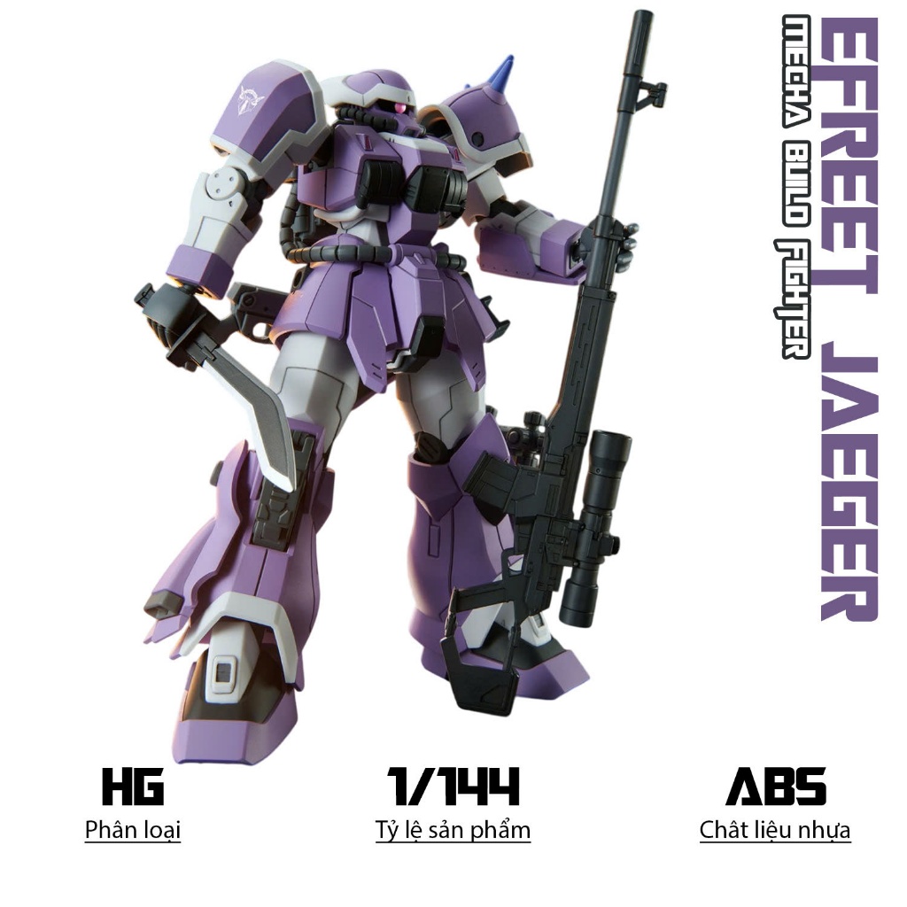 HG 1/144 Efreet Jaeger Japanese Import Build Kit HG 1/144 Efreet Jaeger ...