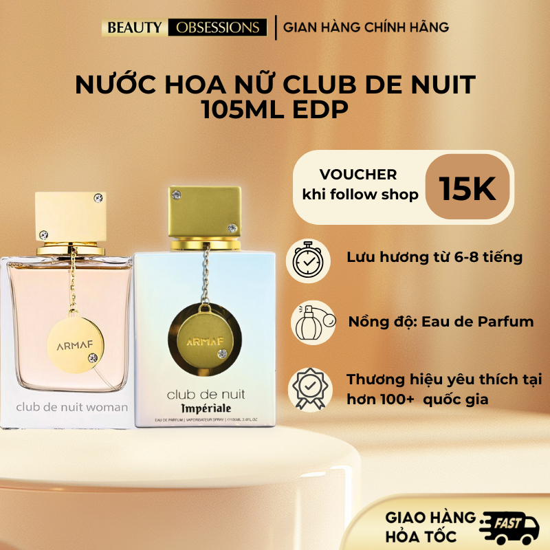 Nước Hoa Nữ ARMAF Club de Nuit EDP 105ml | Shopee Việt Nam