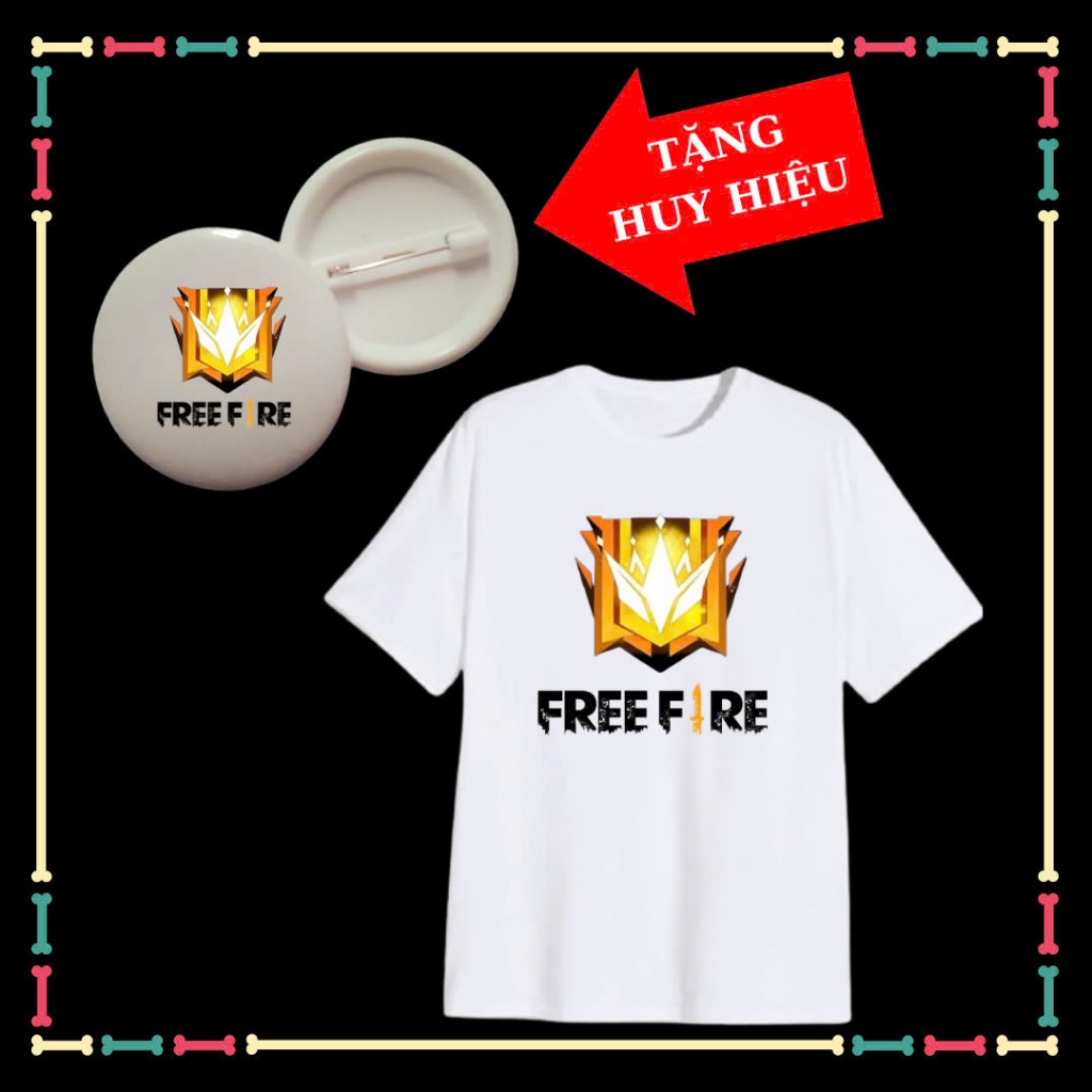 Áo Free Fire trẻ em ngắn tay nhiều màu sắc, size áo từ 10kg đến 90kg ...