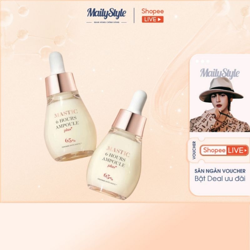 (BAO BÌ MỚI) TINH CHẤT DƯỠNG TRẮNG MATIC 6 HOURS AMPOULE MASTINA CHỐNG OXY HOÁ HỖ TRỢ GIẢM NÁM ...