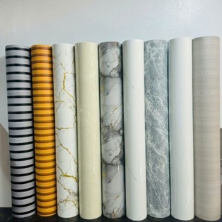 COMBO 5 Cuộn pvc vân đá dài 1m2 *3m và 0.6m*3m sẵn keo tự dính, dày 3mm ...