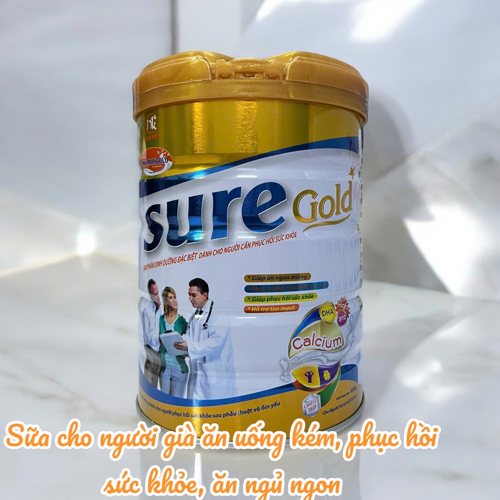 Sữa Sure Gold 900g - Sữa Dành Cho Người Già Tăng Sức Đề Kháng và Phục ...