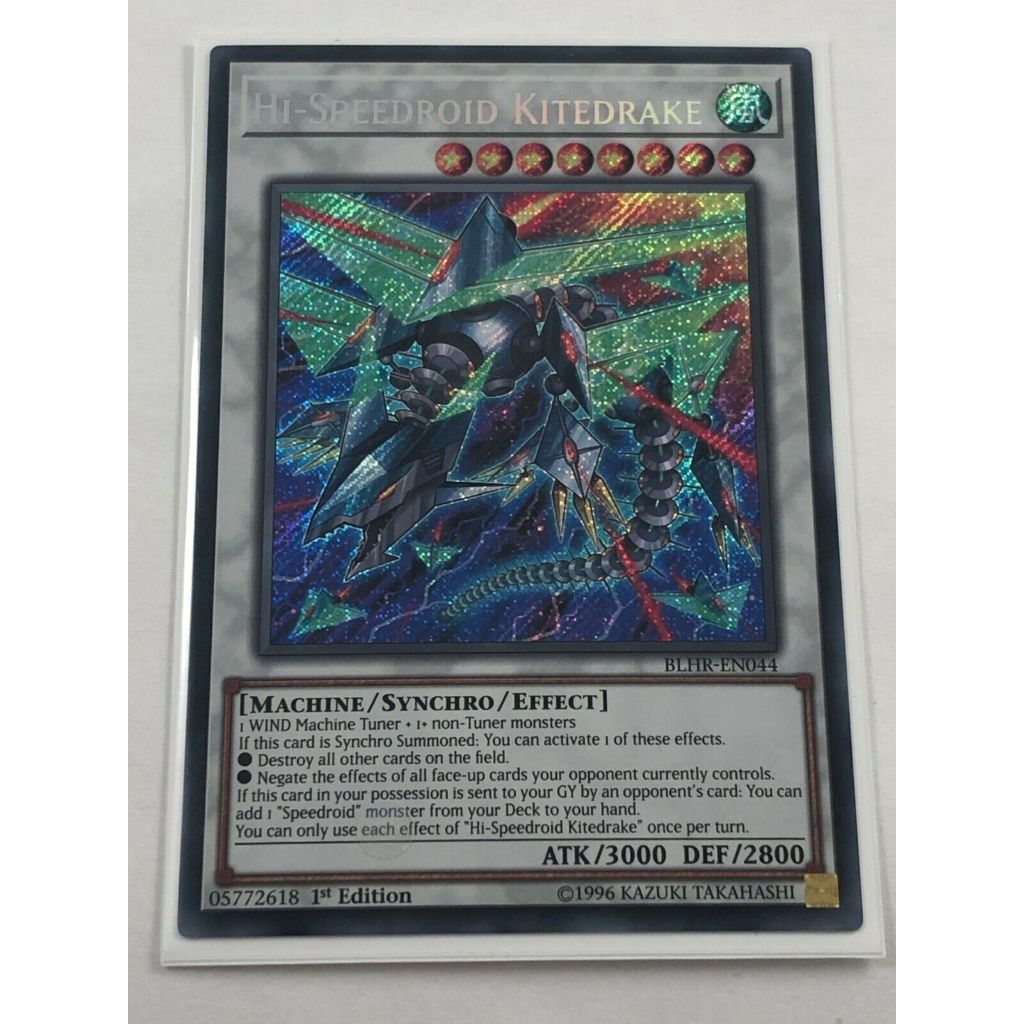 Secret Rare [ dưa hấu yugioh ] Lá bài thẻ Yugioh Hi Speedroid Kitedrake ...
