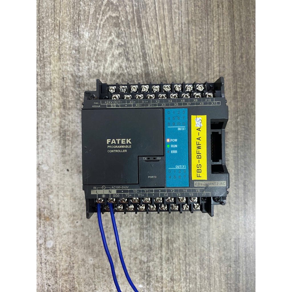 PLC FATEK FBs-20MNT2-AC nguồn 220VAC ngõ ra Transistor 20I/O tháo máy | Shopee Việt Nam