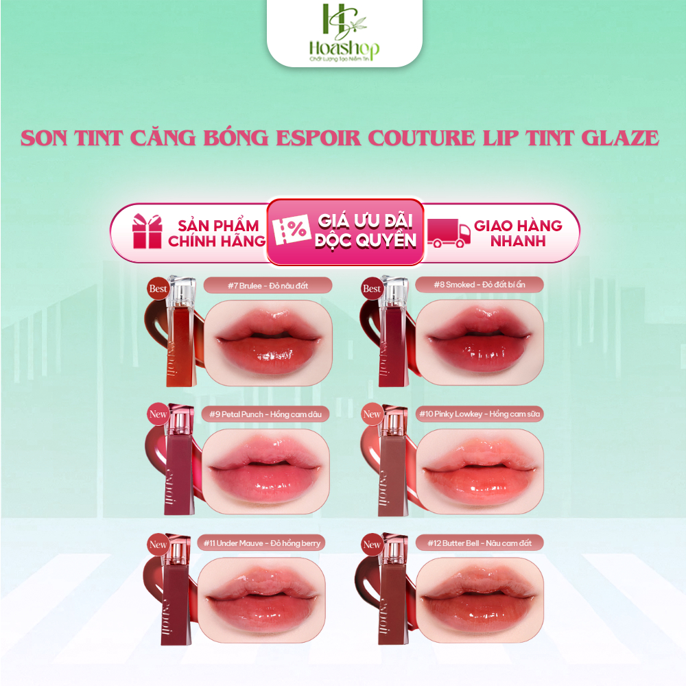 Son Tint Căng Bóng Espoir Couture Lip Tint Glaze 5.5g | Shopee Việt Nam