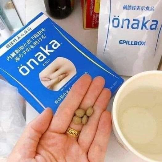 Viên Uống Giảm Mỡ Bụng Onaka [DATE 7.2025] Nhật Bản 60 viên | Shopee ...