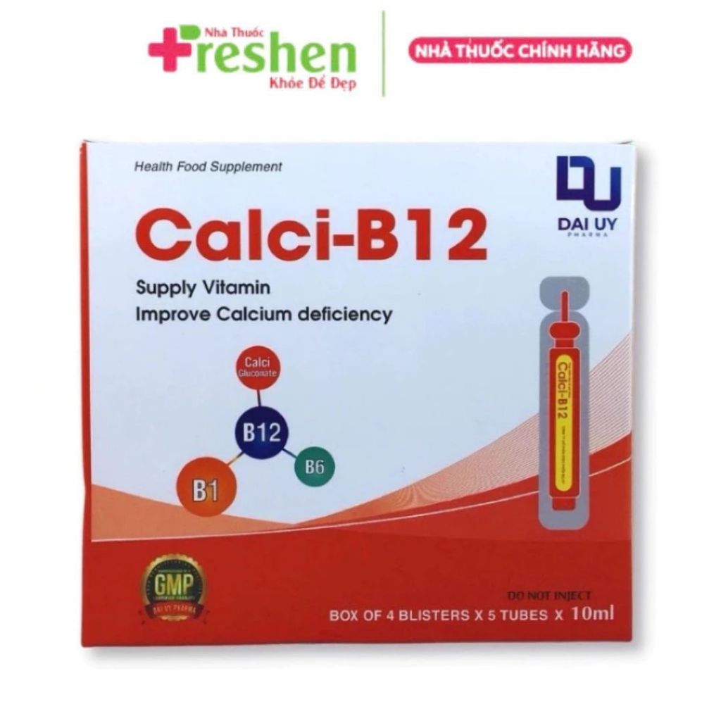 Siro Calci B12 Đại Uy Bổ sung vitamin nhóm B và calci cho cơ thể, hỗ trợ tăng cường sức khỏe ...