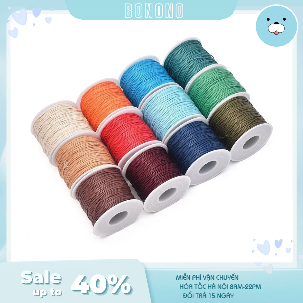 [P20] Dây sáp 1mm loại làm vòng tay , trang sức handmade | Shopee Việt Nam