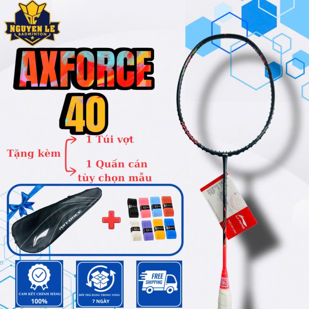 Vợt Cầu Lông Lining Axforce 40 chính hãng | Shopee Việt Nam