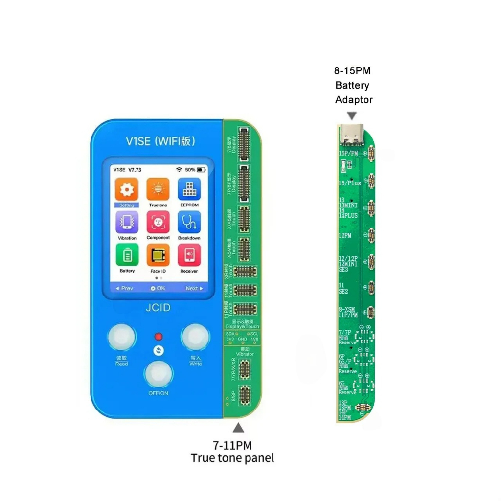 Box JC V1SE fix Màn 11 + Pin 15 (2 mạch - fix Truetone, chỉnh sửa Pin ...