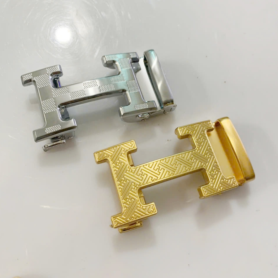 Mặt khóa thắt lưng nam chữ H kiểu khóa hợp kim dùng cho dây 3,5cm trở ...