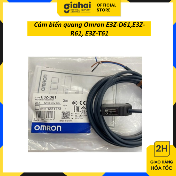 Cảm biến quang Omron E3Z-D61,E3Z-R61, E3Z-T61 TBD86 | Shopee Việt Nam