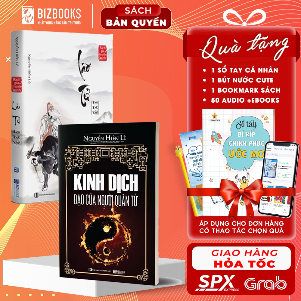 Combo Sách Kinh Dịch - Đạo Của Người Quân Tử Và Lão Tử Đạo Đức Kinh ...