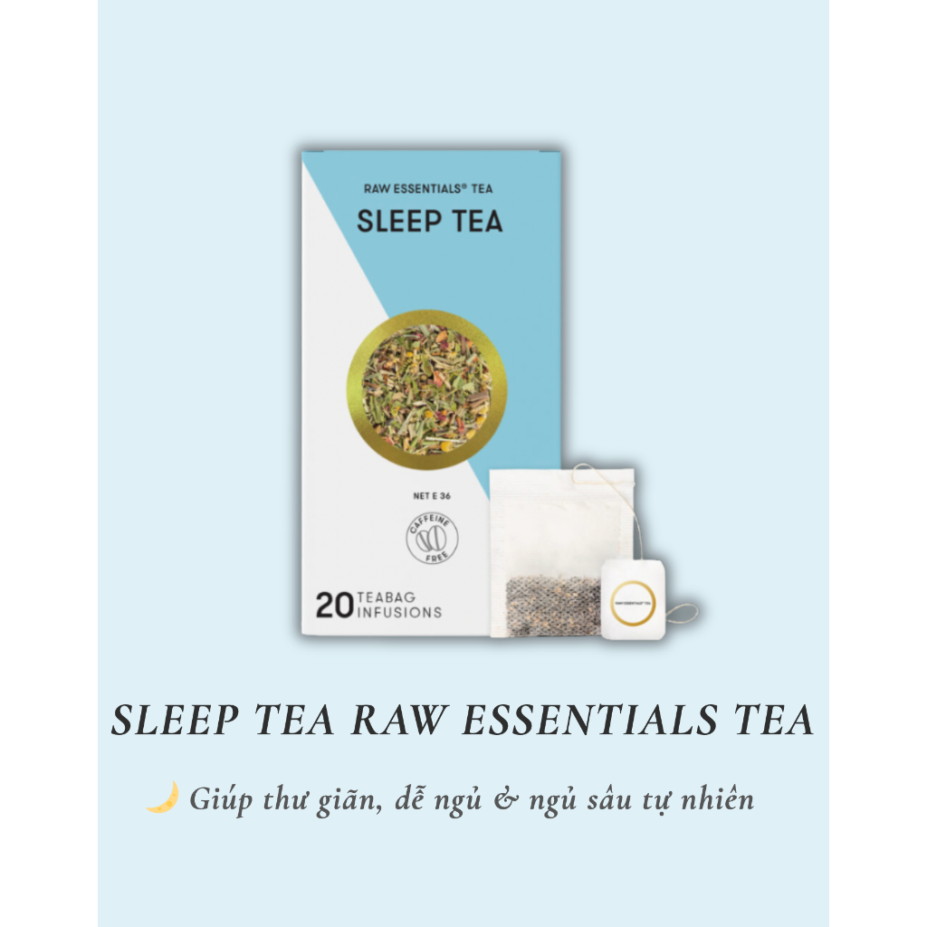 TRÀ NGỦ NGON RAW ESSENTIALS TEA | Shopee Việt Nam