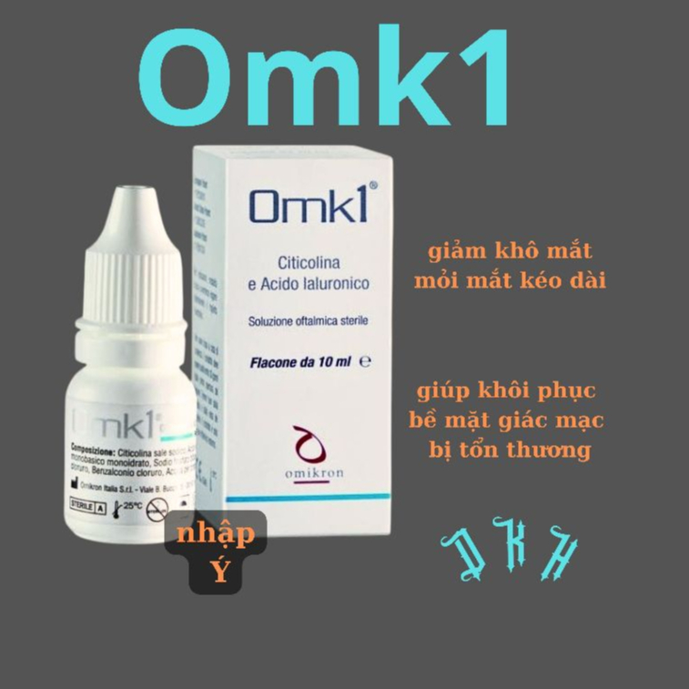 Dung dịch nhỏ mắt Omk1-Giúp giảm khô mắt, mỏi mắt, giúp phục hồi nhanh ...