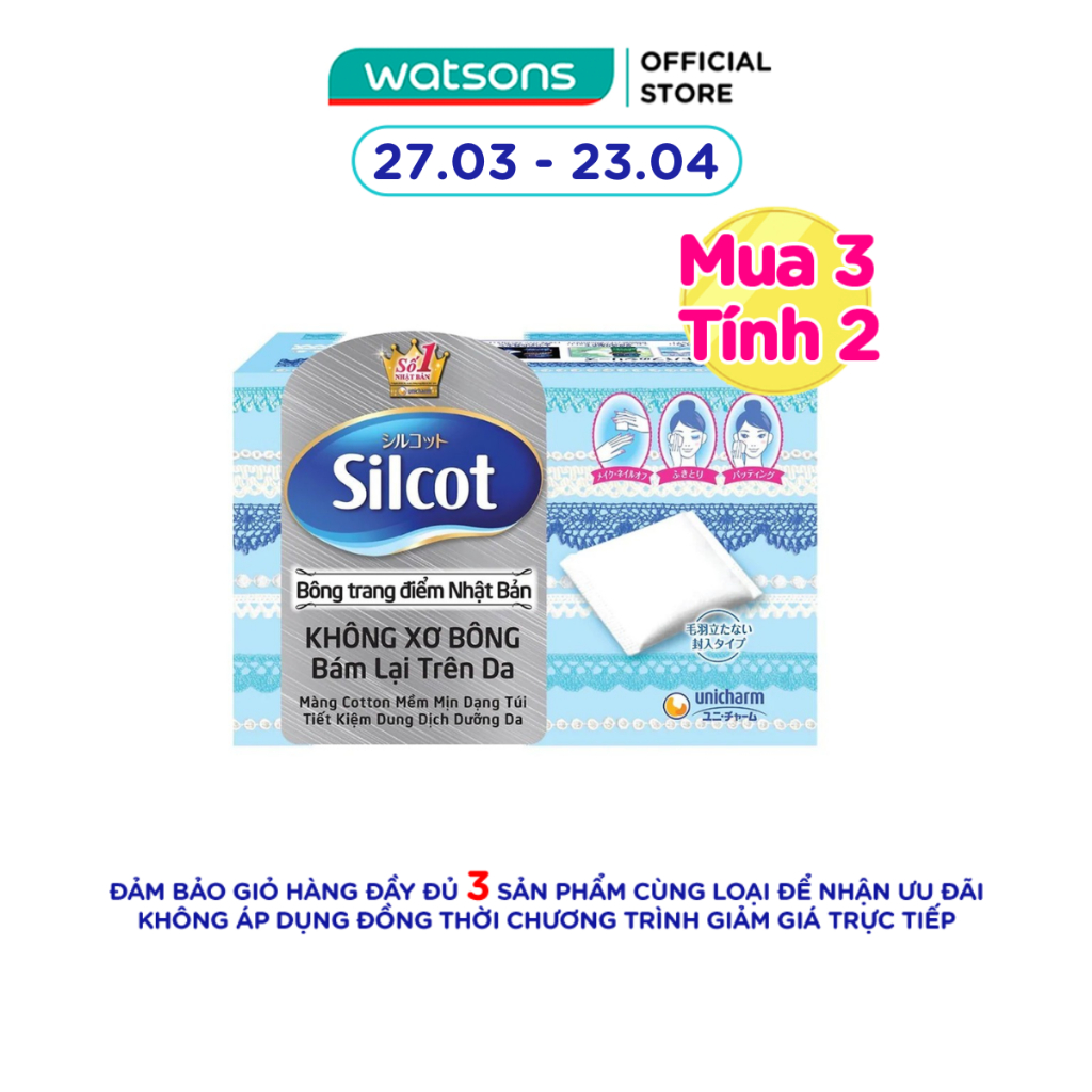 Bông Tẩy Trang Silcot 82 Miếng/hộp | Shopee Việt Nam