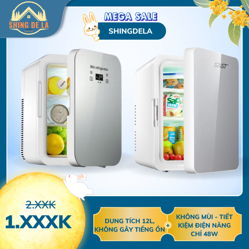 Tủ Lạnh Mini SHING DE LA 12L Màn Hình Chỉnh Nhiệt Độ Bảo Quản Mỹ Phẩm ...