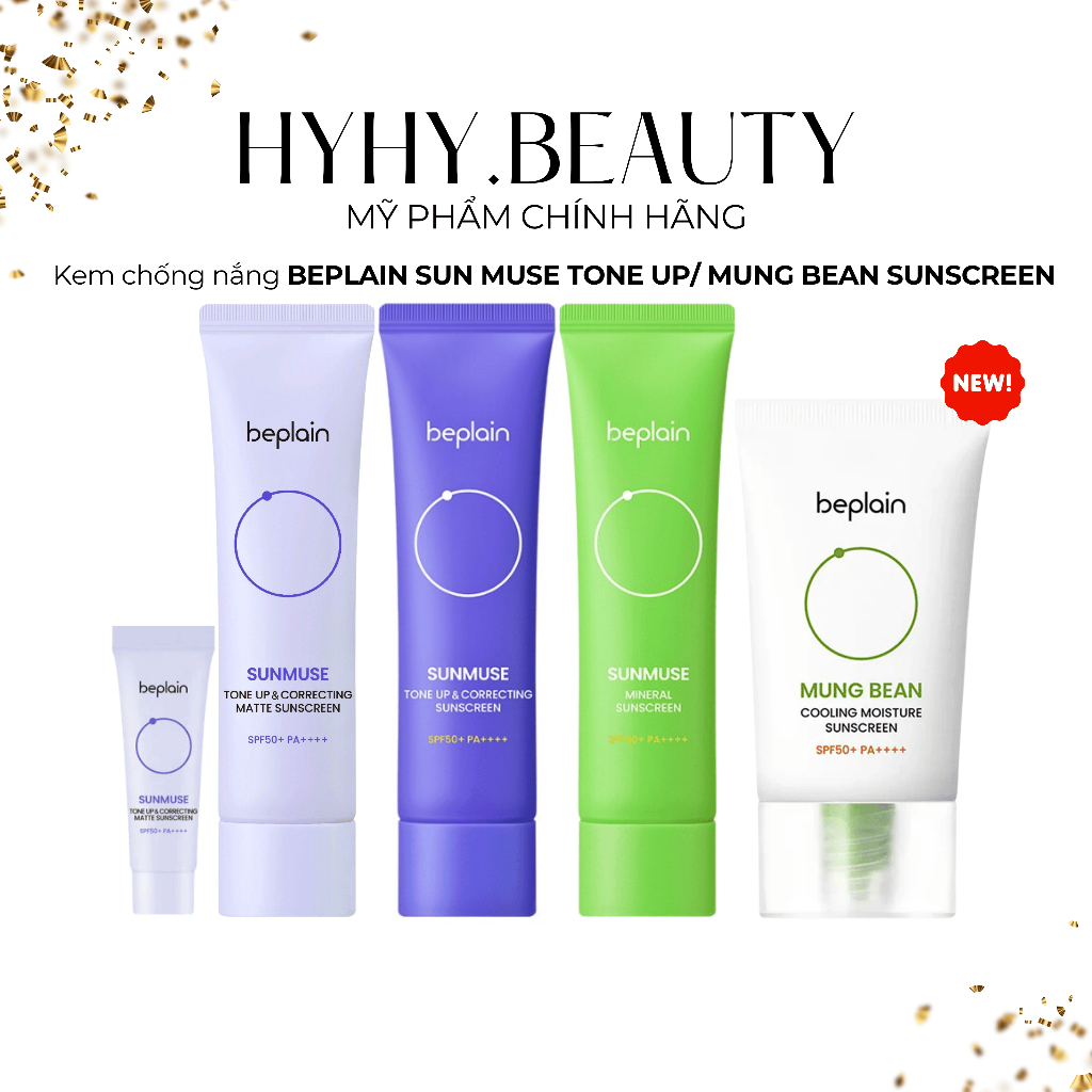 Kem chống nắng BEPLAIN SUNMUSE/ MUNG BEAN COOLING MOISTURE SUNSCREEN ...