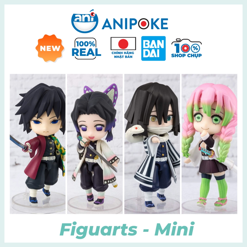 Mô hình Figuarts mini Giyuu Shinobu Obanai Mitsuri chính hãng Nhật ...