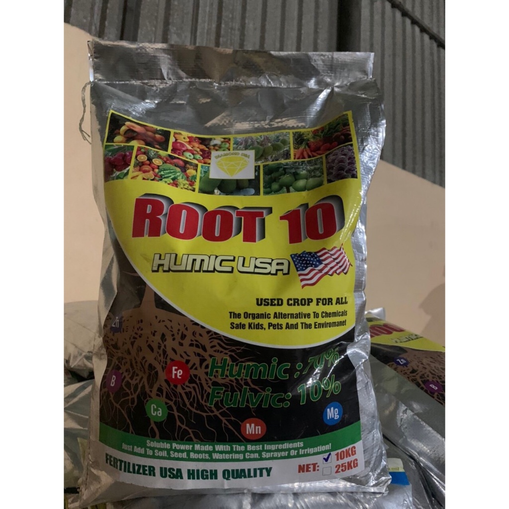 Roots 10 USA _ Bao 10kg (Kích rễ cực mạnh, cải tạo đất hạ phèn, giải ...