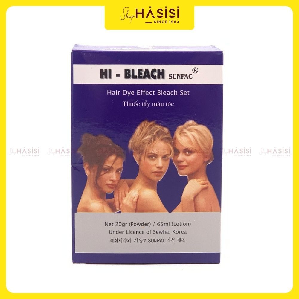 Tẩy Màu Tóc HI-BLEACH SUNPAC - Hair Dye Effect Bleach Set | Shopee Việt Nam