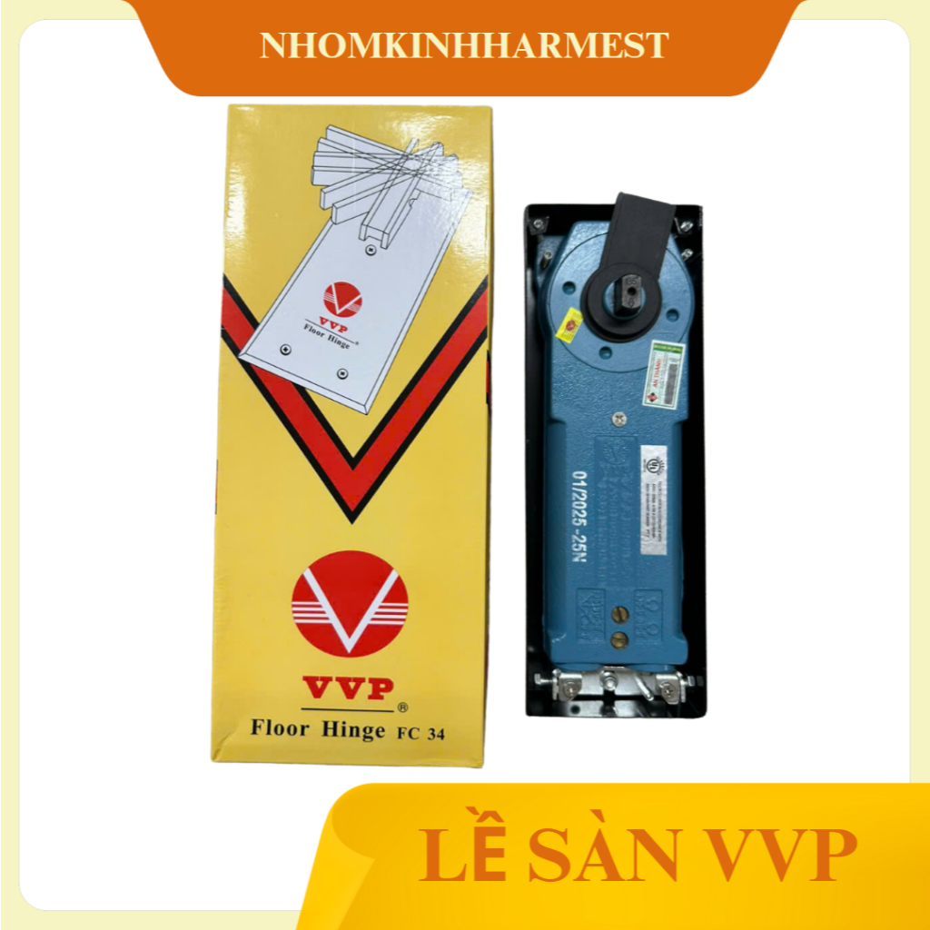 [FC34 VVP] Bản lề sàn Cửa Kính VVP FC-34 (Glass Door Floor Springs) Bảo hành 24 Tháng | Shopee ...