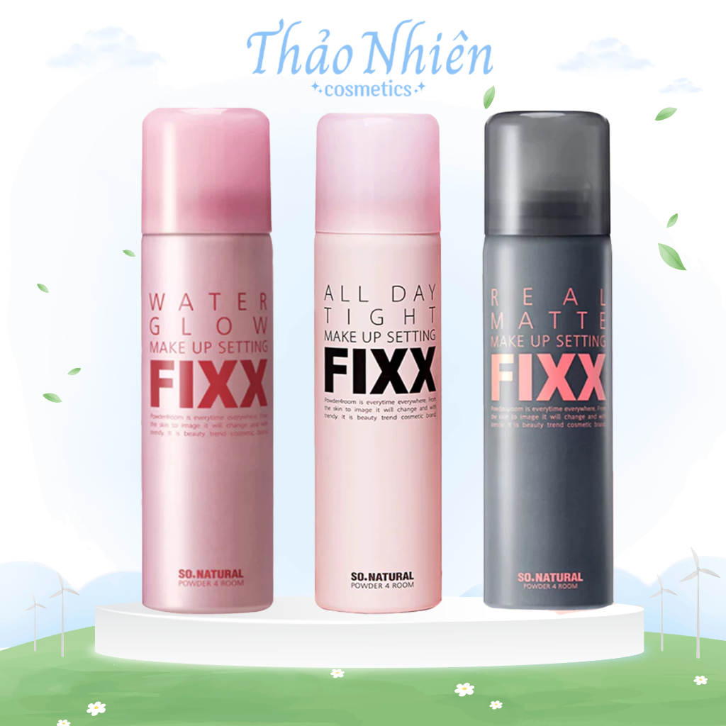 Xịt khóa nền makeup So Natural Fixx | Shopee Việt Nam