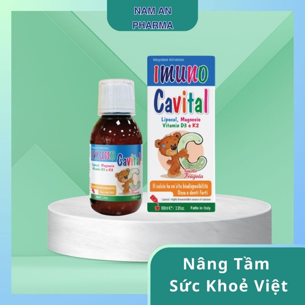 IMUNO CAVITAL Hấp thu Canxi tối ưu, phát triển chiều cao vượt trội ...