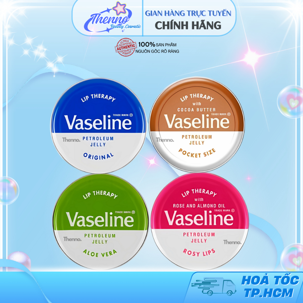Sáp Dưỡng Môi Vaseline Lip Therapy ShoothesDry Lips 20g UK - Dưỡng Ẩm ...