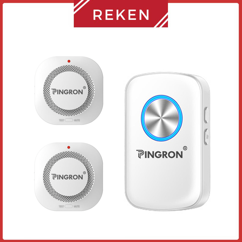 Hệ thống chuông cảm biến báo có khói không dây CSM10 PINGRON | Shopee ...