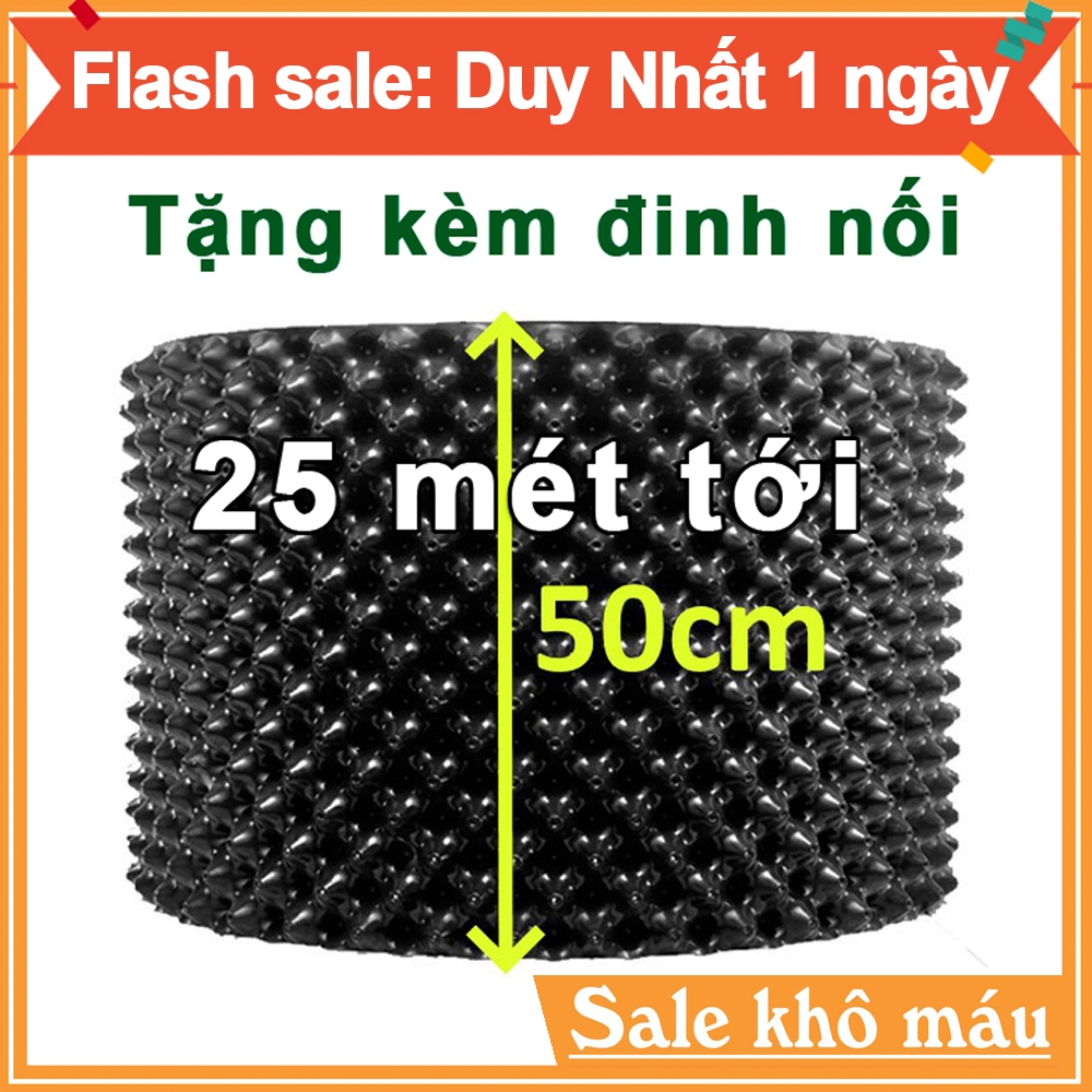 25 MÉT Liền Bầu ươm cây V6 CAO 50CM dày 6mm, cắt theo mét dài khách đặt ...