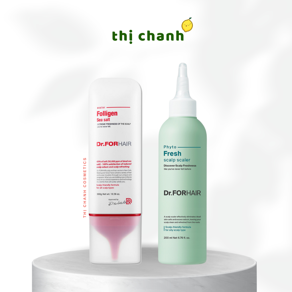 Tẩy Da Chết Da Đầu Muối Biển Sạch Sâu, Giảm Rụng Tóc DR. FORHAIR ...