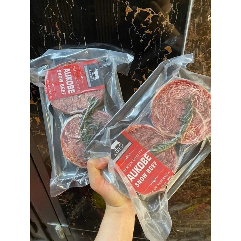 500g lõi thăn bò Úc aukobe tặng lá hương thảo siêu ngon thượng hạng ...