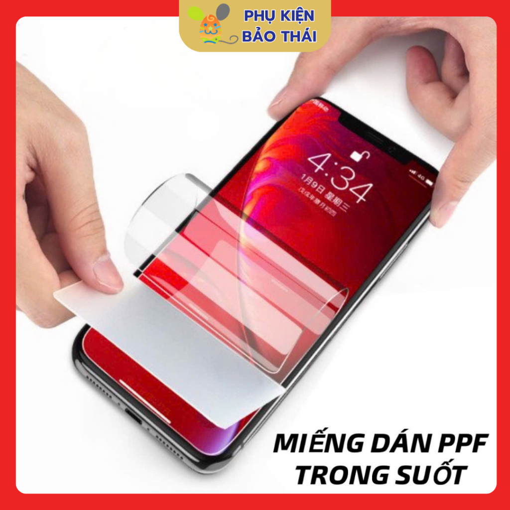 Miếng dán PPF mặt trước bảo vệ màn hình Samsung S8 S9 S10 S20 S21 S22 S23 Note 8 9 10 Plus ...