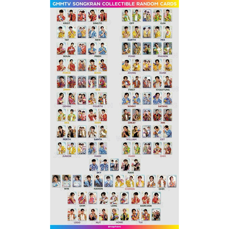 Card bo góc GMM chính hãng Songkran 2025 | Shopee Việt Nam
