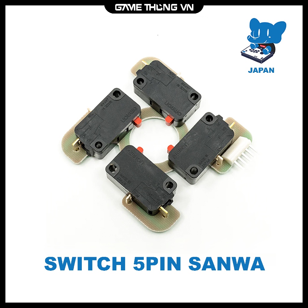 [SANWA] Cụm Switch Cần Điều Khiển 5PIN Chính Hãng (Nhật Bản) | Shopee ...